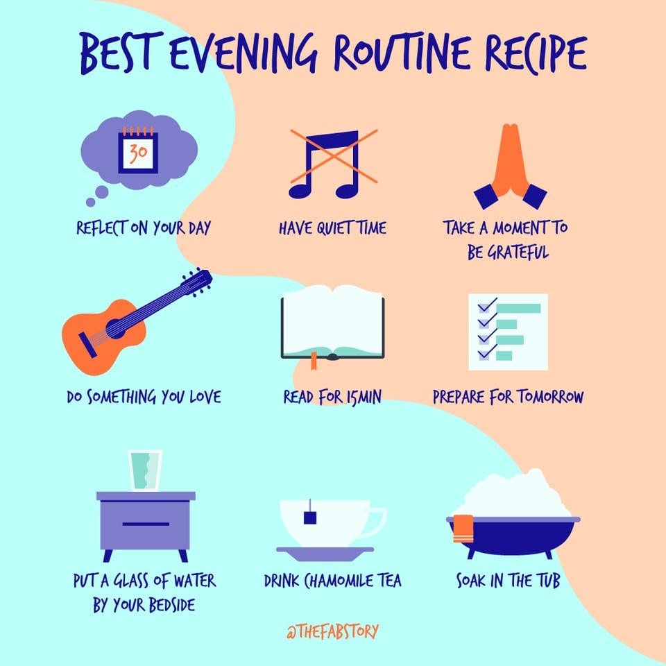 Best Evening Routine Recipe Fabulous Magazine Best Evening Routine Recipe Fabulous Magazine